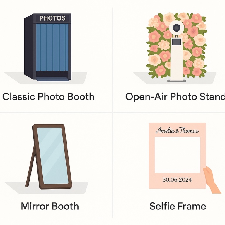 🪩 Photo Booth Matrimonio: guida completa per scegliere, personalizzare ...